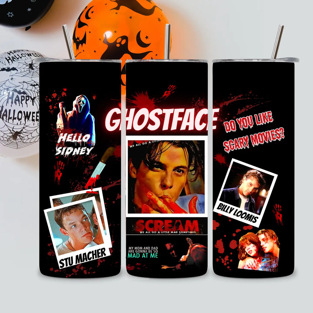 Graveyard Offerings Scream Polaroid Tumbler – Horrid Magazine